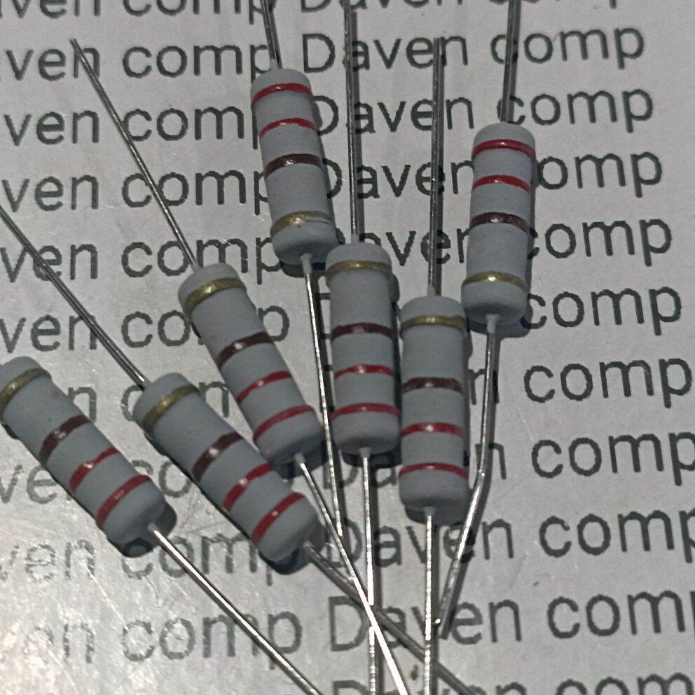 10BUAH RESISTOR 2WATT 220 OHM 2 WATT 220ohm 2w 220 OHM 5℅ | Lazada ...