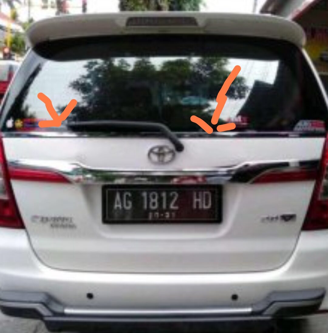 Lis kaca bagasi Belakang Toyota INNOVA Merah | Lazada Indonesia