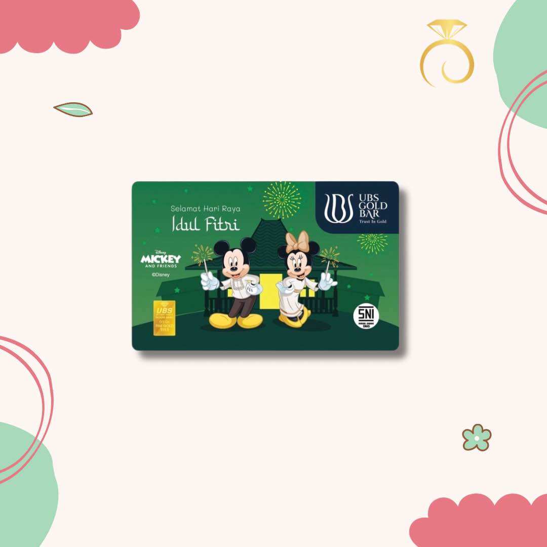LOGAM MULIA Gift Series 0,5 gram - LM UBS - EMAS BATANGAN KEPINGAN 0,5 ...
