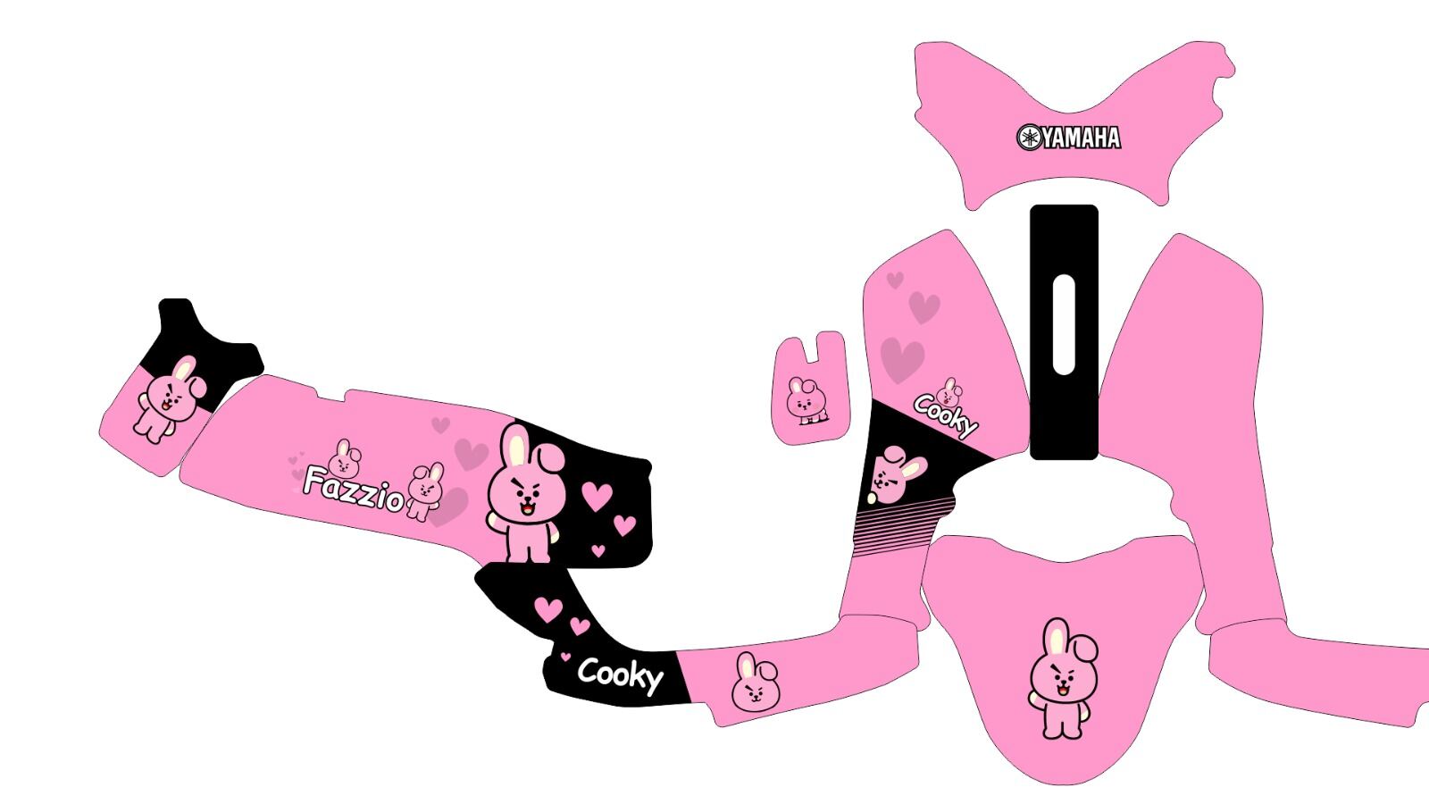 DECAL YAMAHA FAZZIO FULL BODY BEBAS DESAIN | Lazada Indonesia