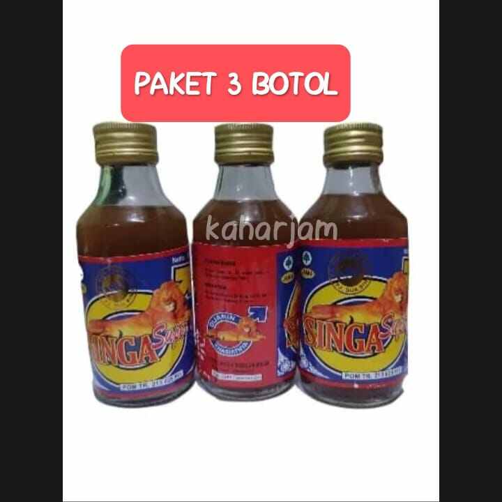 Herbal Jamu Jawa asli Singa Super On Cap Dua Singa Paket 3 botol ... Herbal Jamu Jawa asli Singa Super On Cap Dua Singa Paket 3 botol ...