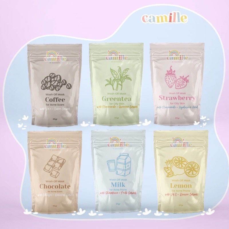 Masker Viral Tiktok Camille Beauty - Masker Wajah Wash Off Camile ...