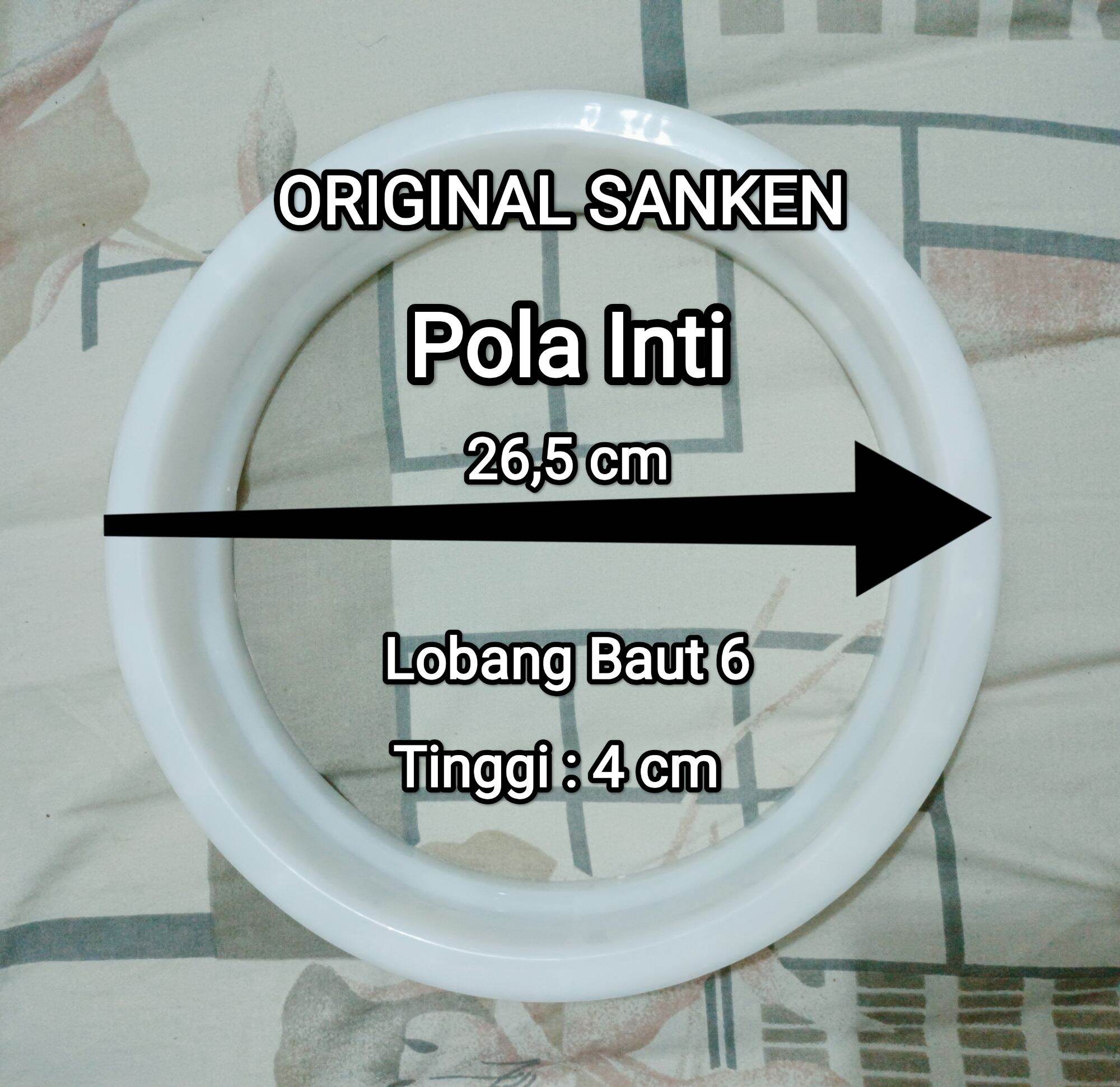 Ring Tabung Spin Pengering Mesin Cuci Sanken 26 cm Lobang Baut 6 ...