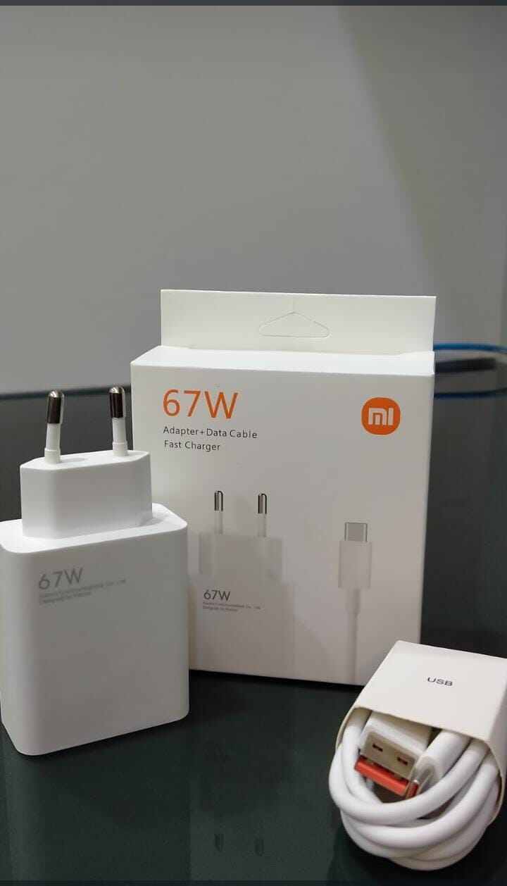 Original Charger Xiaomi Type C Fast Charging 67W REDMI NOTE 10 10S 11 ...