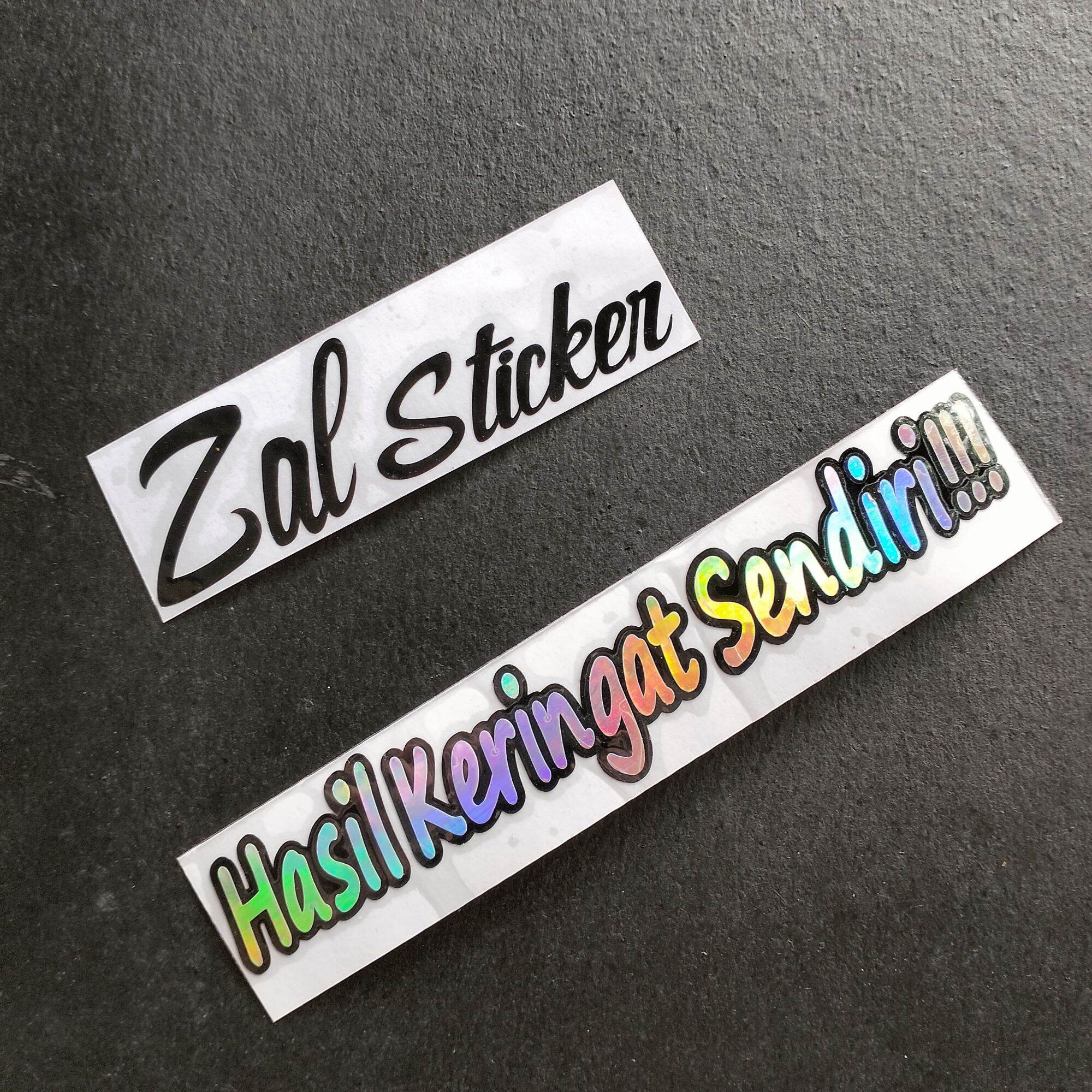 sticker hasil keringat sendiri sticker cutting | Lazada Indonesia
