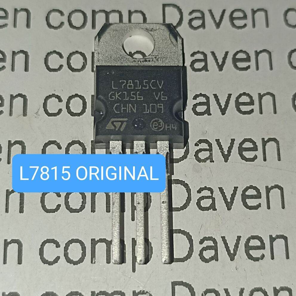 TRANSISTOR L7815 ORIGINAL L7815CV L 7815 CV MOSFET L7815 IC L7812CV ...