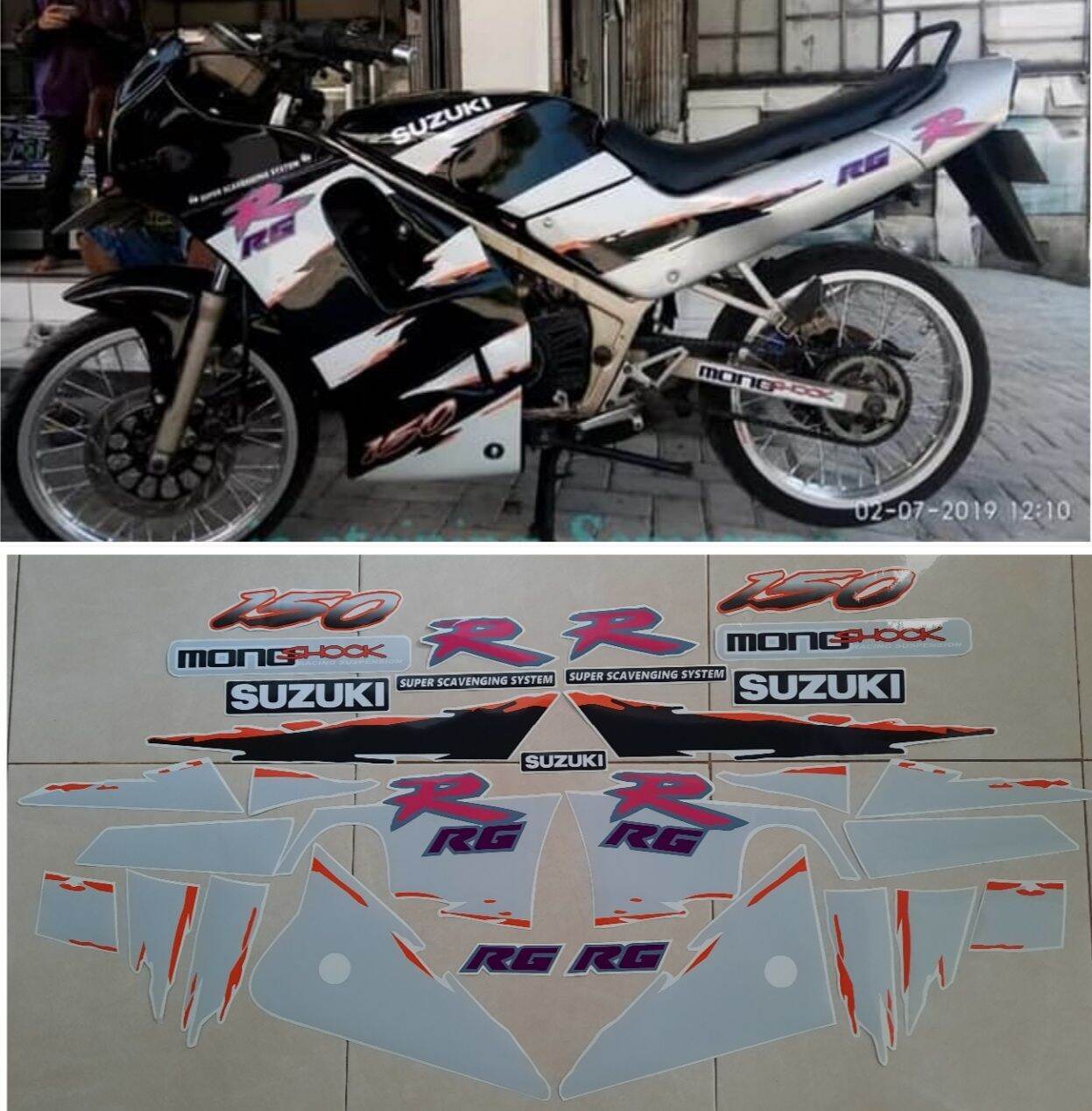 Striping Suzuki RGR Jumbo: Hitam | Lazada Indonesia