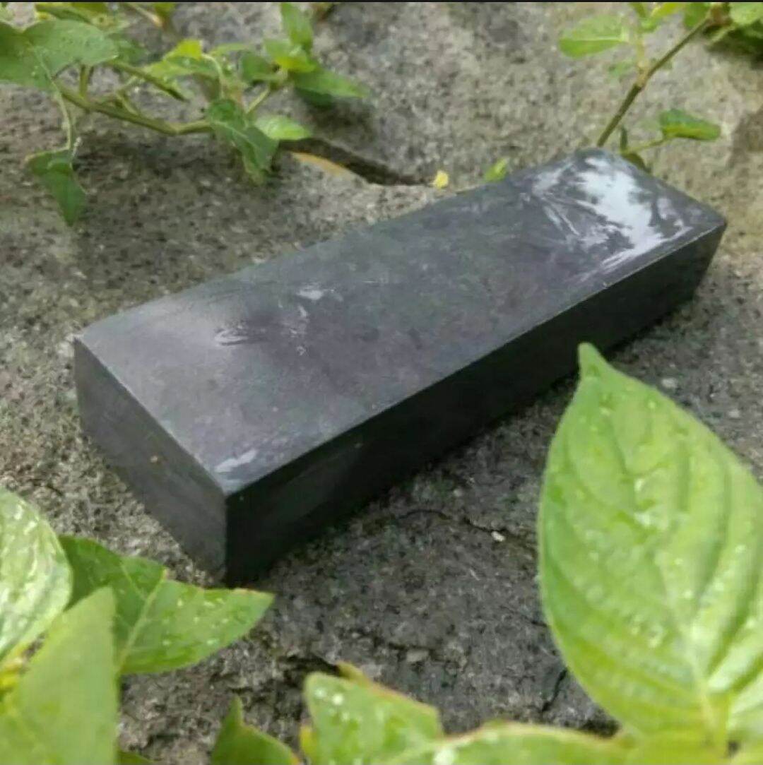 Buat Asah Batu Asah Asli Alam/ ukuran panjang 15cm/ lebar 5cm/ tebel ...