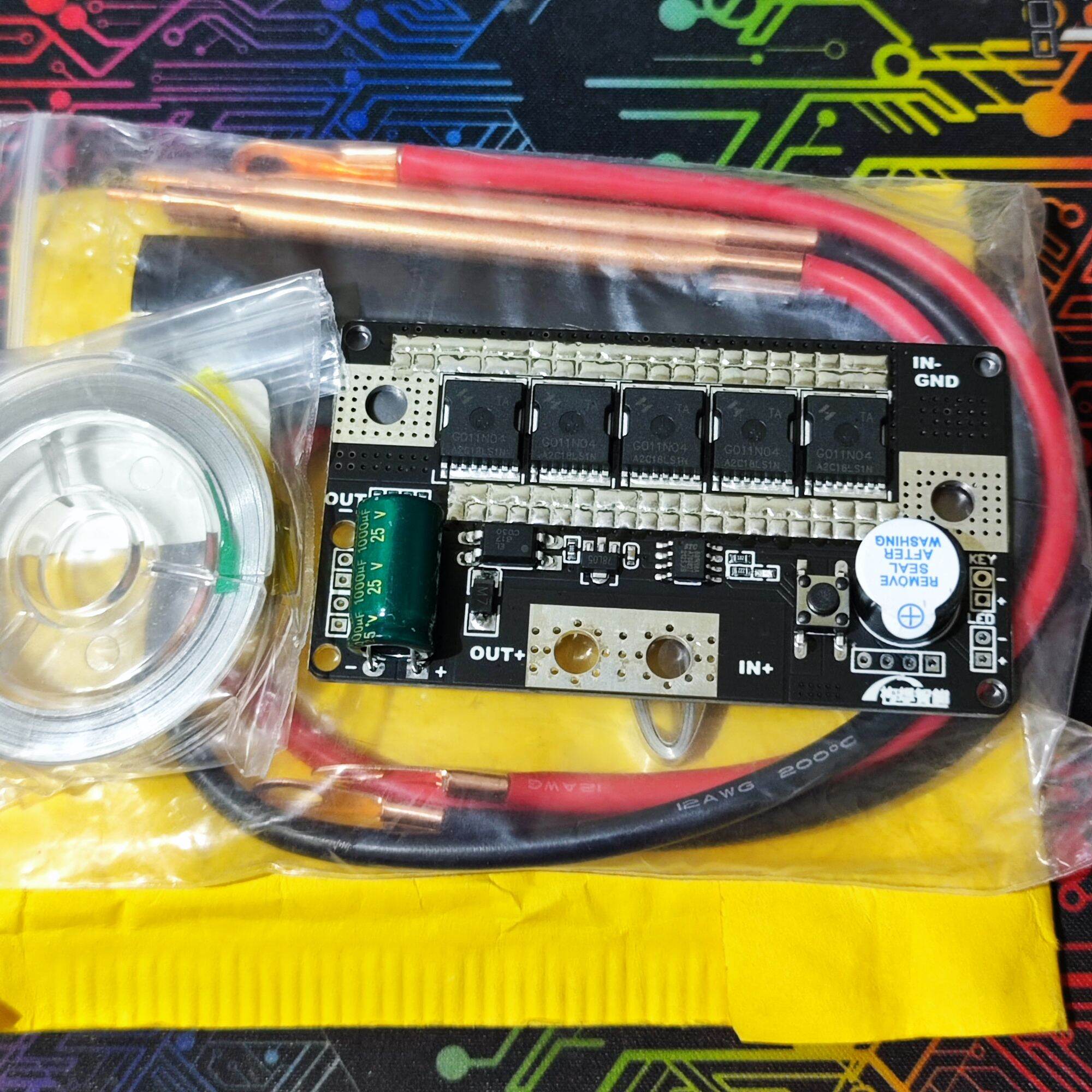 Alat Set Las Spot Welding Baterai Portable 12V Papan PCB DIY Spot ...