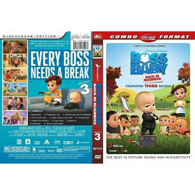 DVD FILM ANIMASI SERIAL BOSS BABY SEASON 3 (3DISC) 2022 | Lazada Indonesia