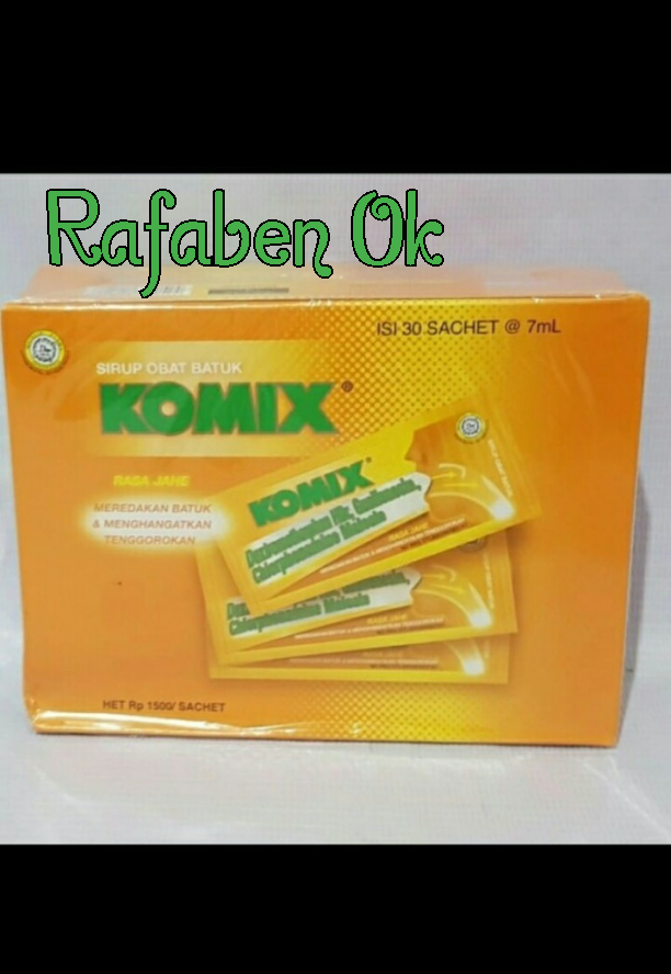 Komix Obat Batuk Sachet Jahe | Lazada Indonesia