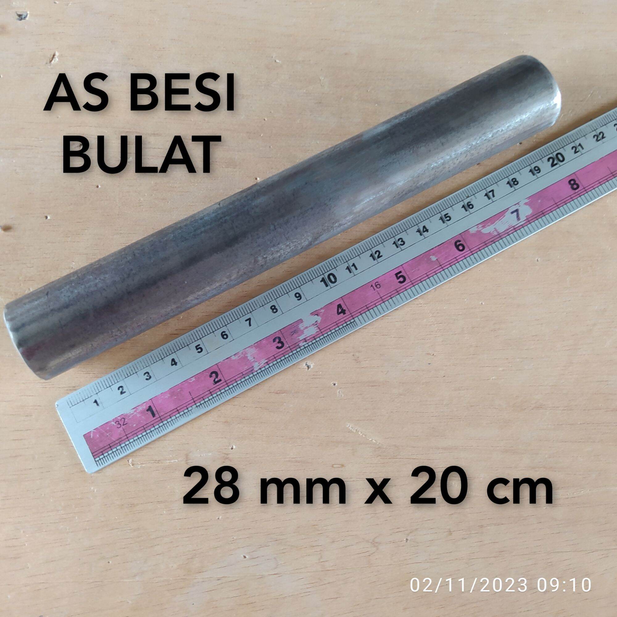 As Besi Bulat Diameter 28 mm Panjang 20 cm | Lazada Indonesia