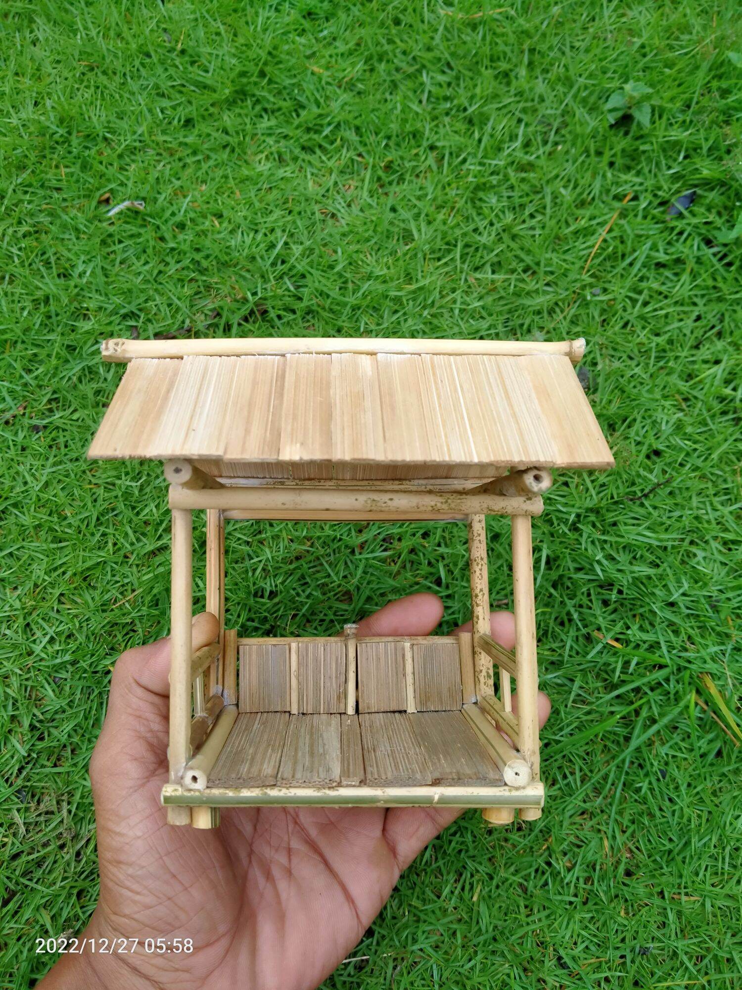 Miniatur gazebo / miniatur gubuk / miniatur rumah | Lazada Indonesia