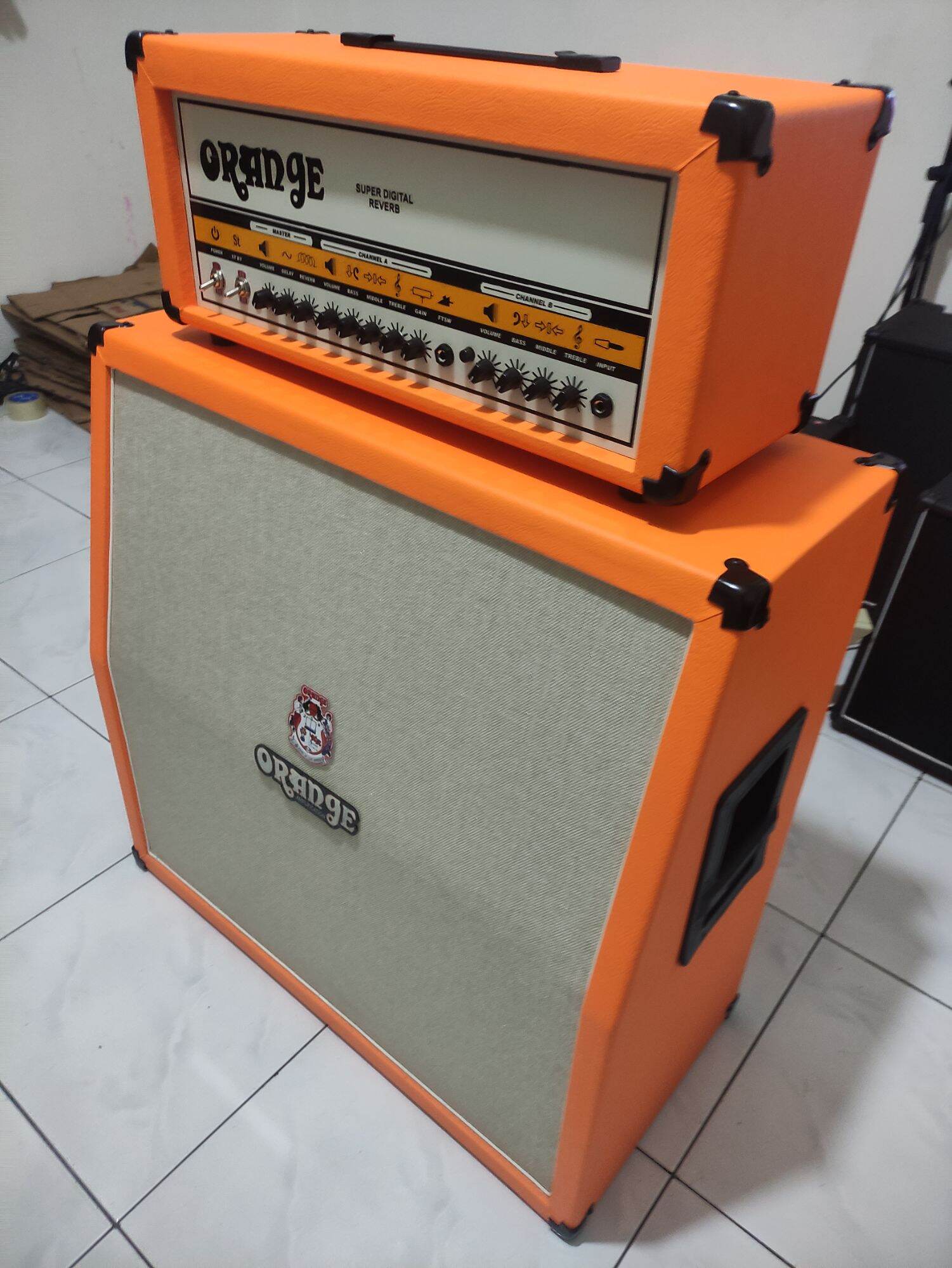 Ampli gitar head cabinet 12inch x 4 untuk studio/panggung | Lazada ...