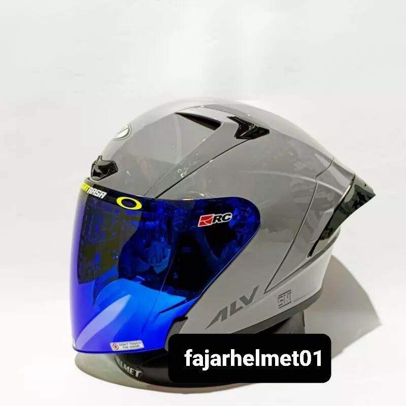 Helm Half Face ALV ULTRON Polos Dan Paket Ganteng | Lazada Indonesia