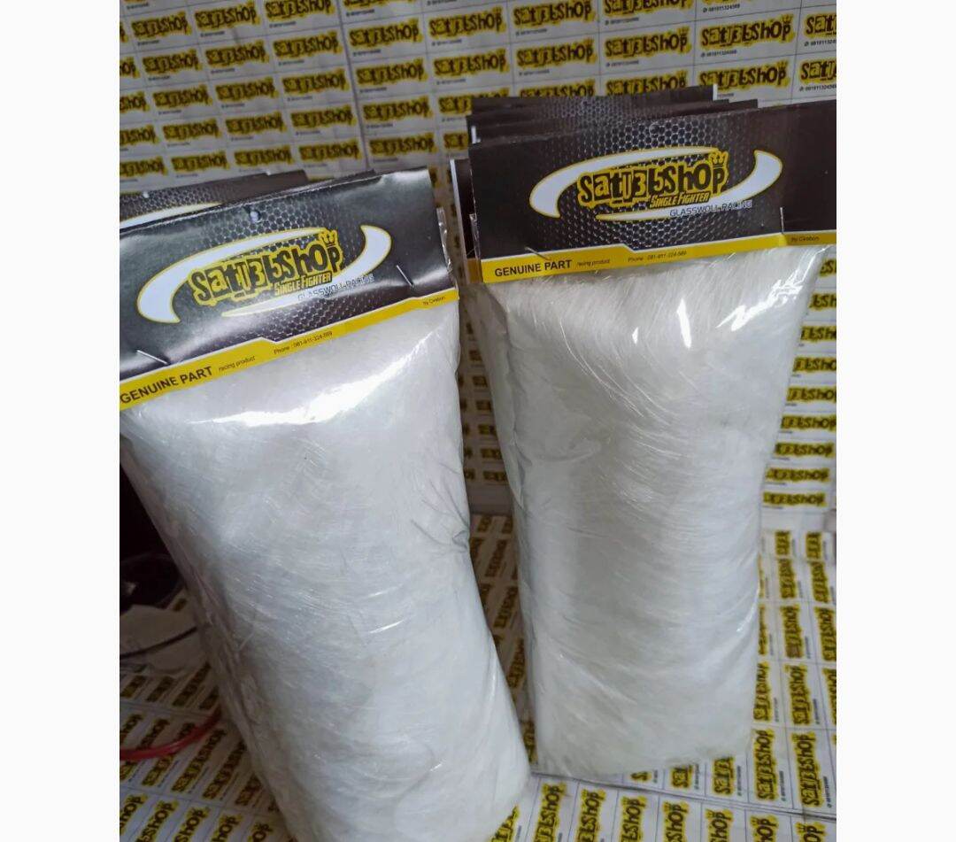 GASBUL KNALPOT RACING GASBUL PUTIH GASPUL GLASSWOOL RACING PUTIH ...