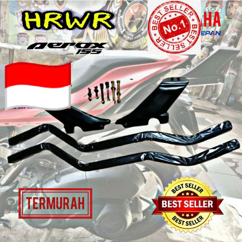 Bracket box YAMAHA AEROX 155 old / aerox connected breket top box HRWR ...