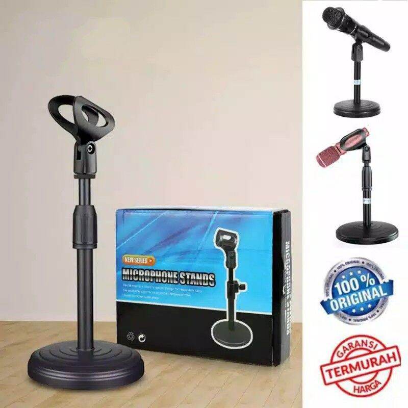 HOLDER STAND MIC HD25 DUDUKAN MICROPHONE MEJA UNIVERSAL STANDING ...