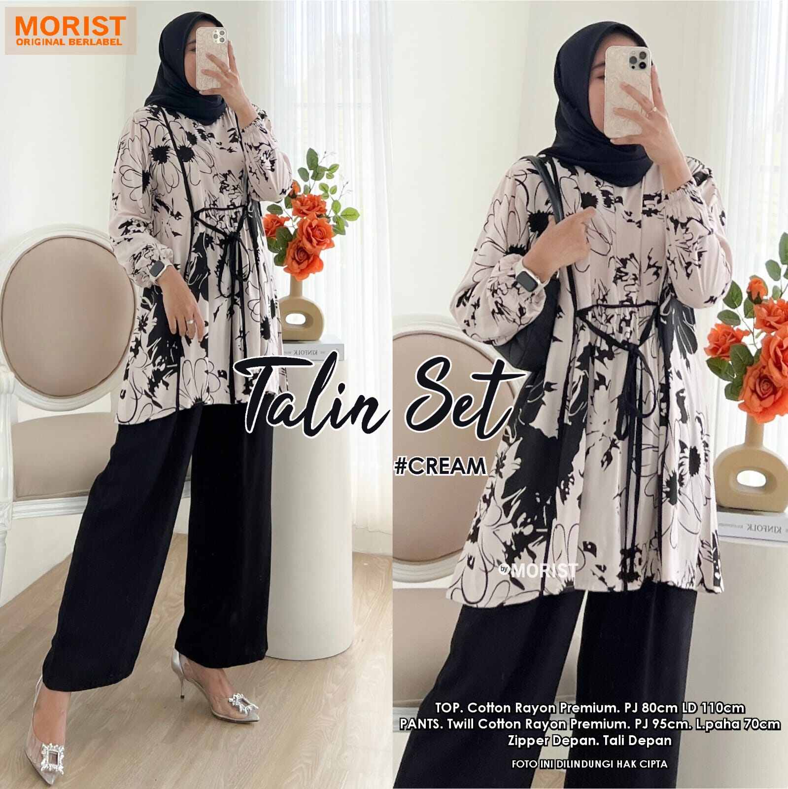 DAILY SET TALIN CREAM LD 110 by MORIST BERLABEL | Lazada Indonesia