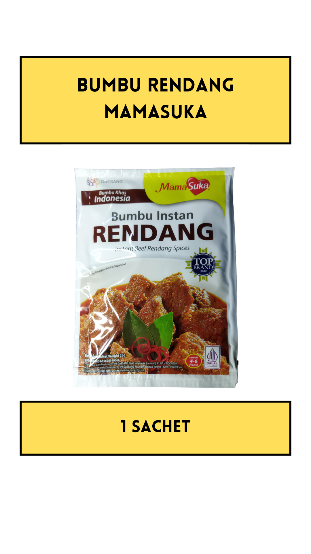 Bumbu Rendang MamaSuka (1 SACHET) | Lazada Indonesia