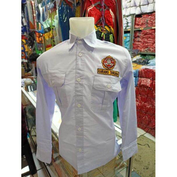 kemeja seragam karang taruna lengan panjang | Lazada Indonesia