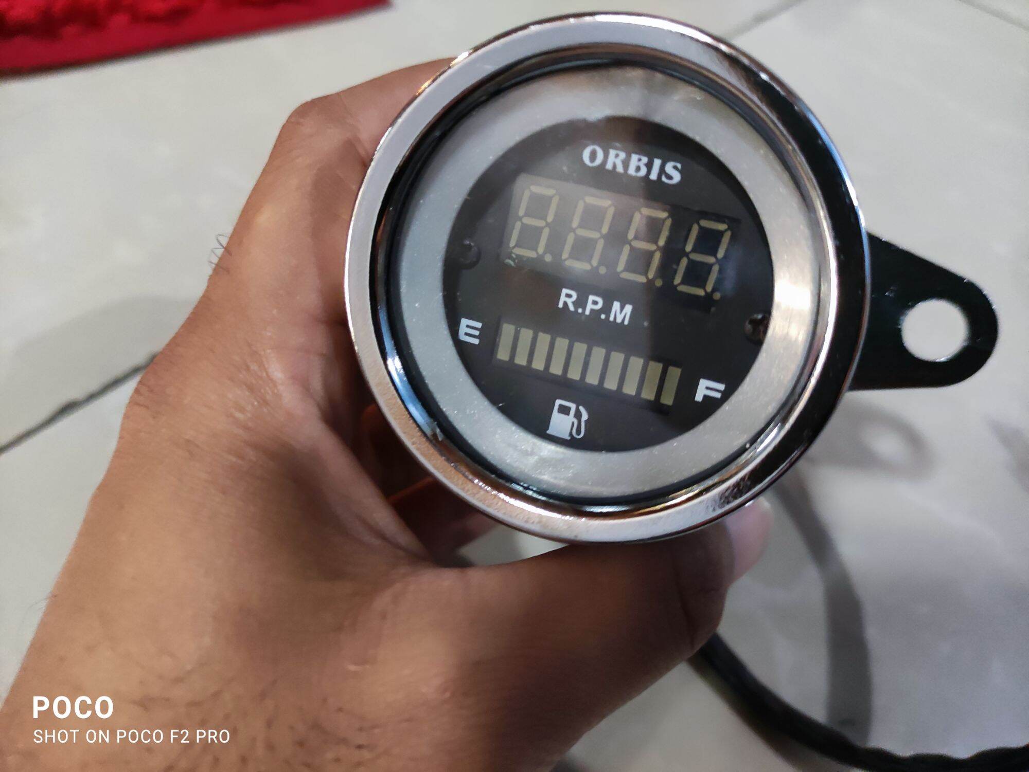 Indikator Odometer Rpm Digital Dan Bensin 12v Motor dan mobil bisa ...