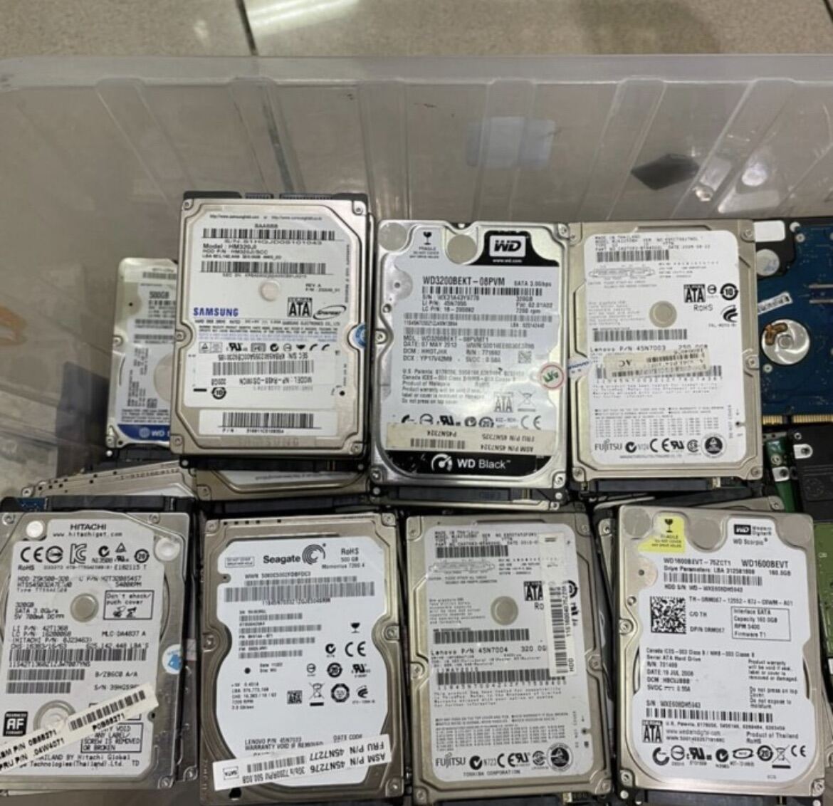HARDISK HDD SATA LAPTOP 500 GB 320GB 250GB 160GB 1TB MURAH BAGUS ...