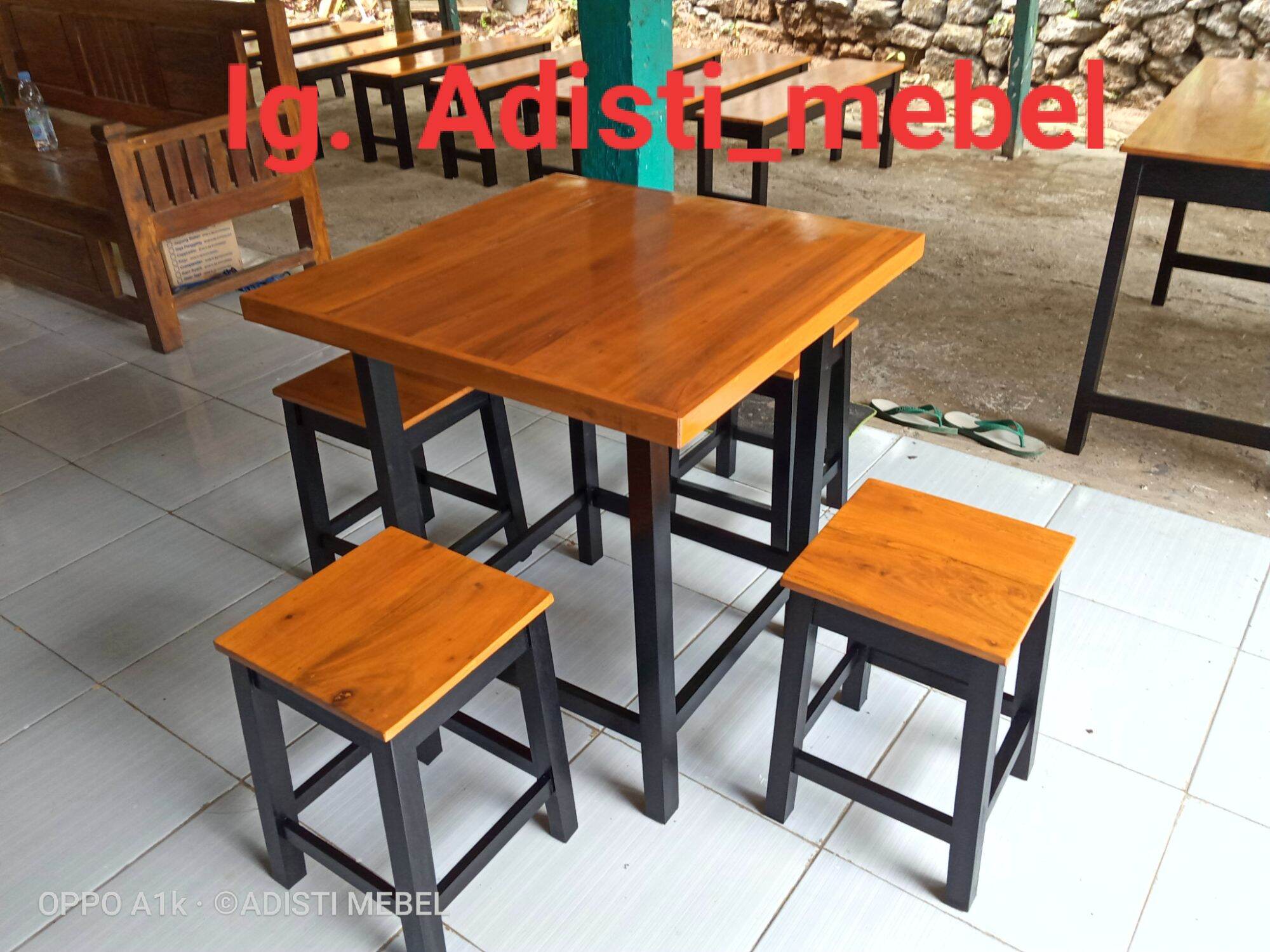 set meja kursi cafe kedai kopi | Lazada Indonesia