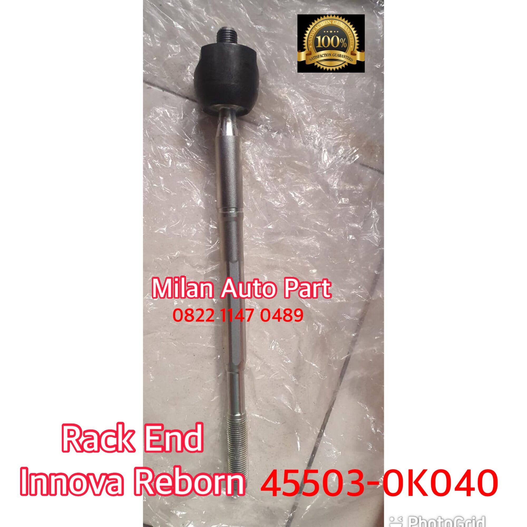 Rack end Steer Steering Stir rek end Innova Reborn 45503-0K040 Original ...