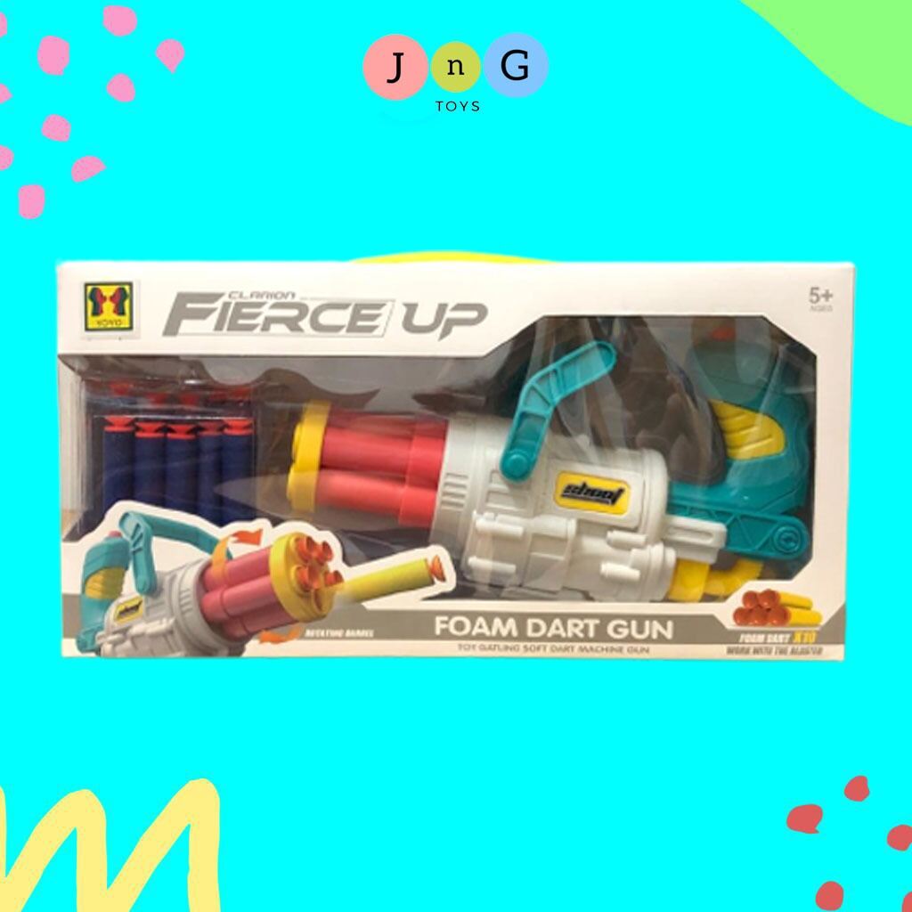 Mainan Pistol Soft Bullet Gun Foam Dart Gun Fierce Up | Lazada Indonesia