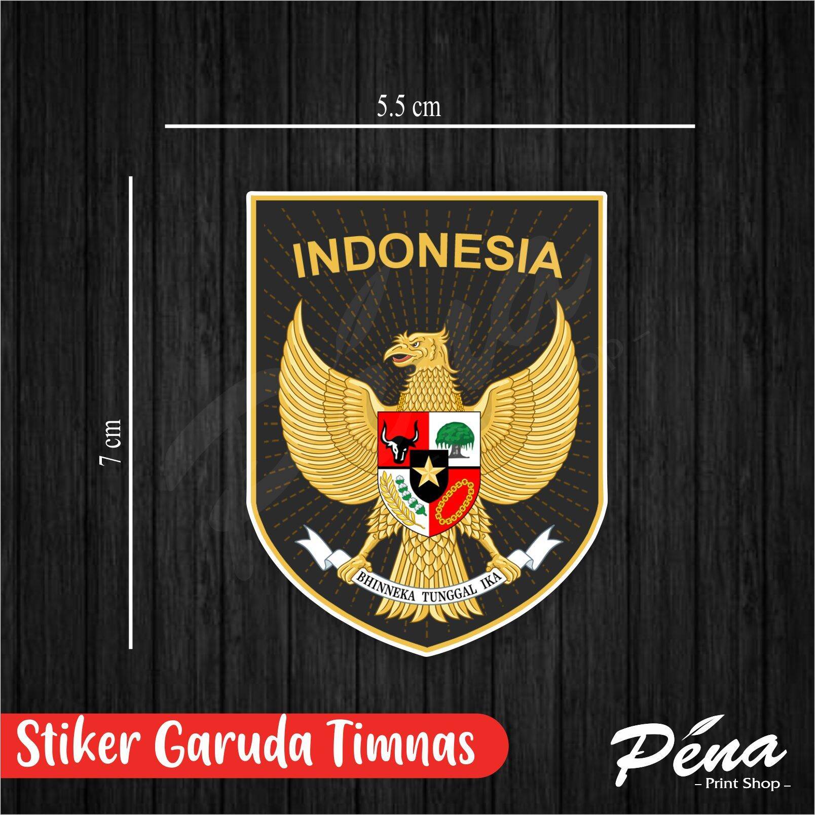 Stiker Logo Garuda Indonesia Pancasila / Stiker Garuda Timnas Merah ...