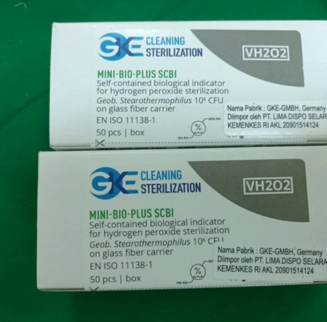 Biological Indicator Hydrogen Peroxide gke mini bio plus SCBI harga per ...