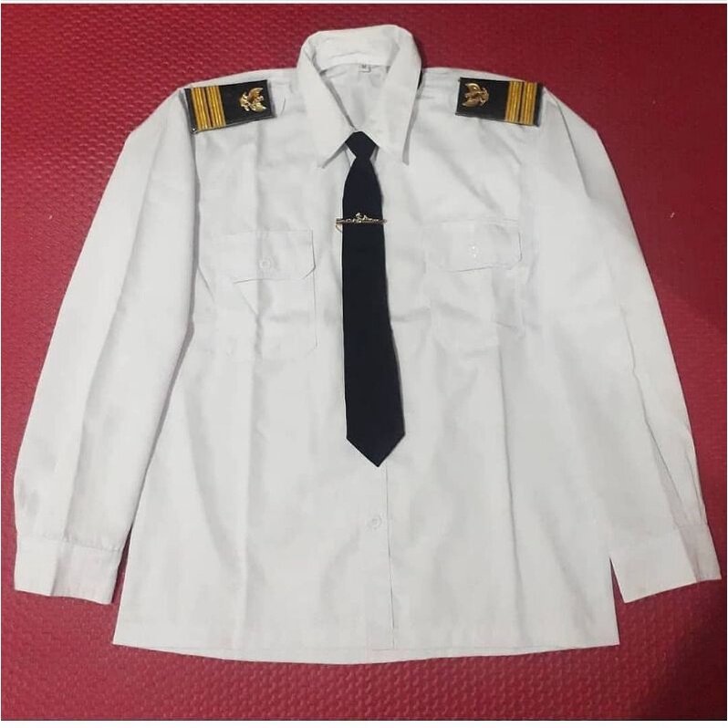 KEMEJA PELAUT KEMEJA PUTIH DINAS HEM KERJA PELAUT PELAYARAN SERAGAM ...