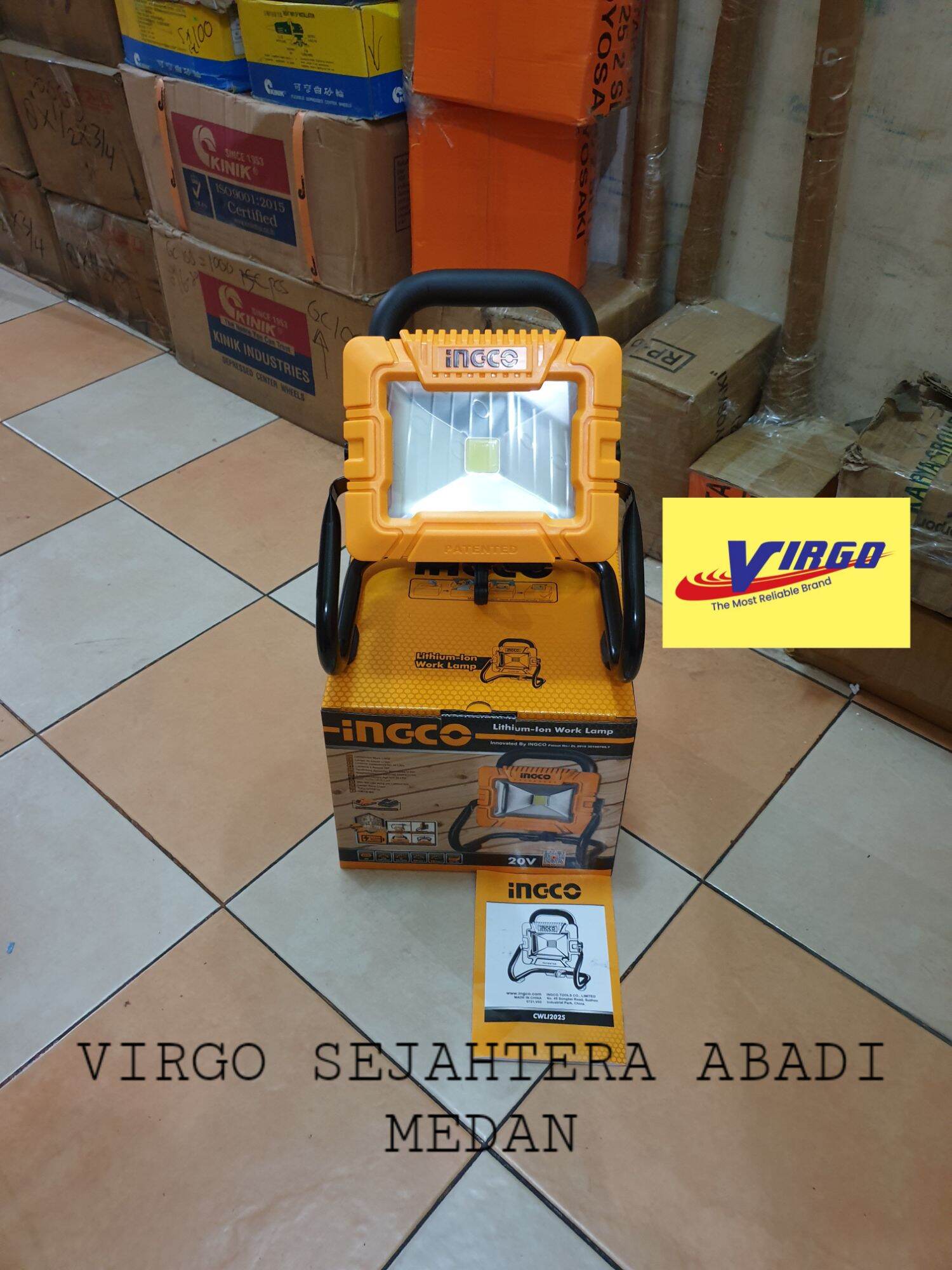 CWLI2025 CORDLESS LAMPU SOROT LIGHT LAMP LED 20 WATT UNIT ONLY INGCO ...