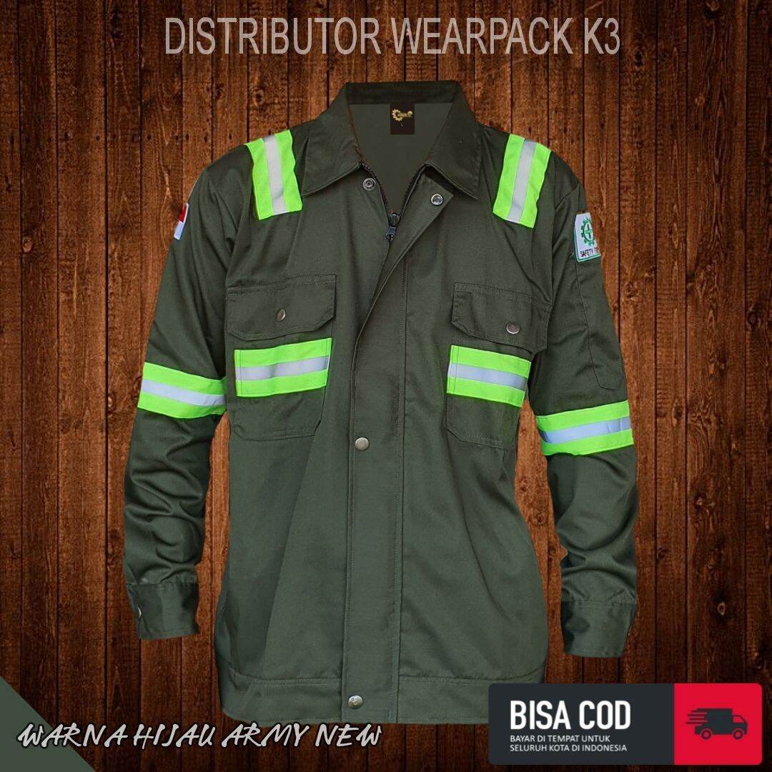 Baju Wearpack Safety Tambang / Migas/ Kontraktor / APD / K3 / Lengan ...