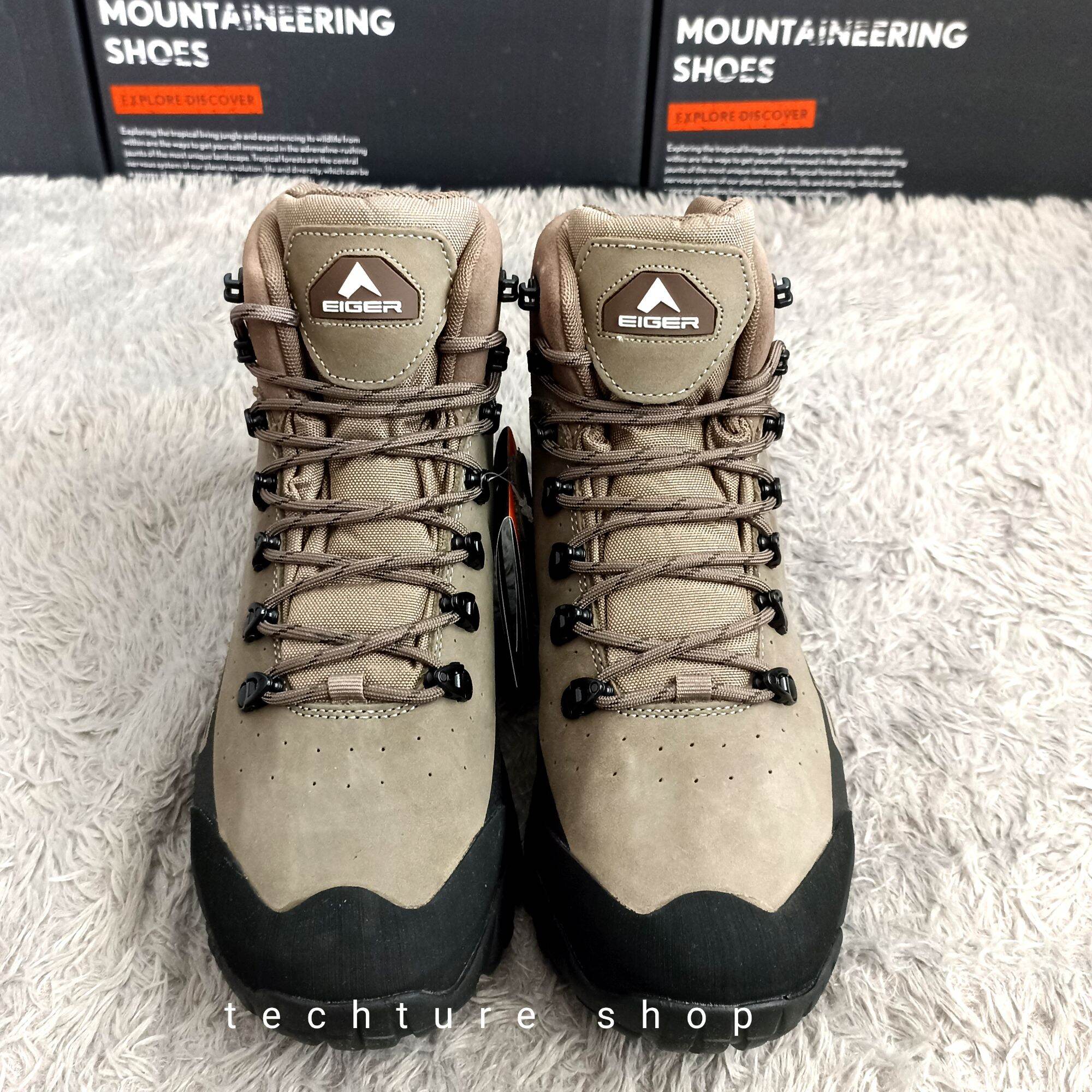 Eiger Plum Sepatu Gunung Hiking Shoes Mid Cut Trekking | Lazada Indonesia