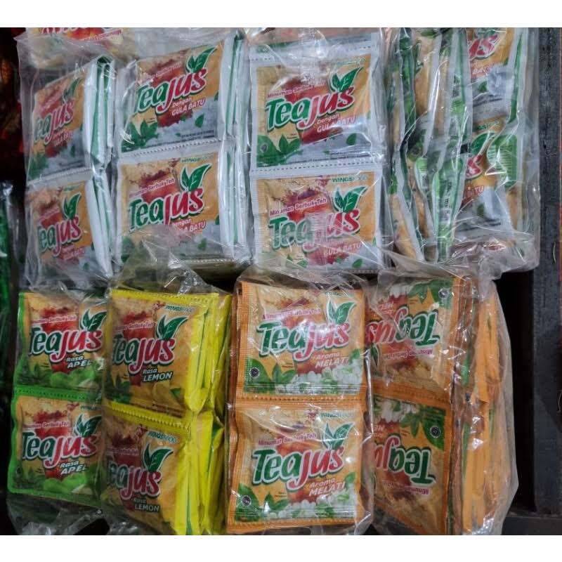 TEH JUS 1 PACK ALL VARIAN - ISI 6 RENCENG (MINUMAN SACHET) | Lazada ...