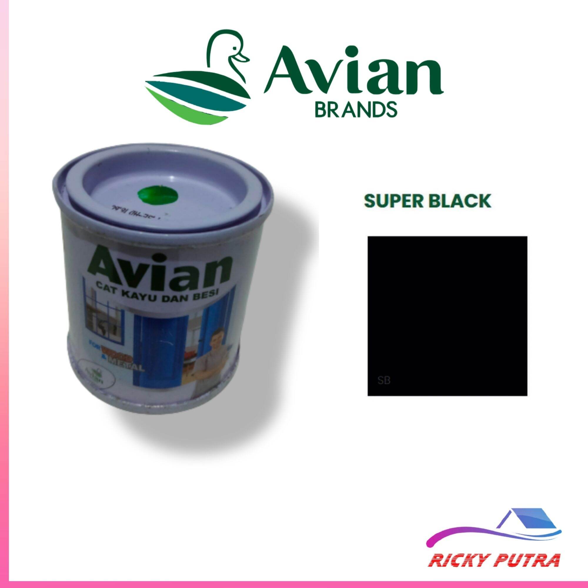 Avian cat kayu dan besi ukuran 100 CC warna lengkap Avian branfs ...