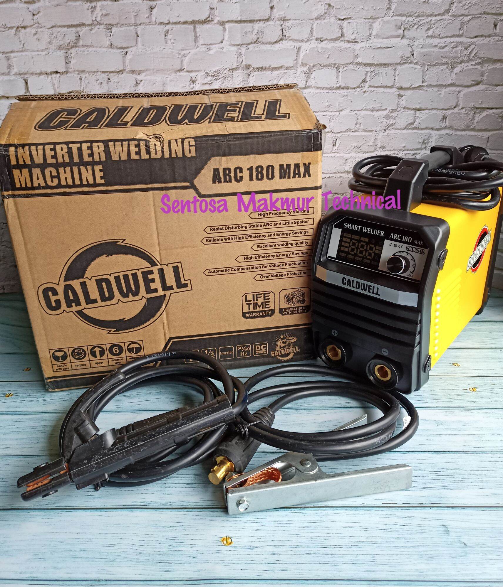 CALDWELL ARC 180 MAX Inverter Mesin Trafo Las Welding Machine Digital ...