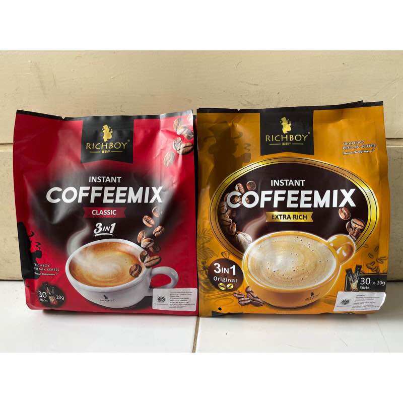 Richboy Instant Coffeemix Classic 3in1 Instant Coffeemix Extra Rich ...