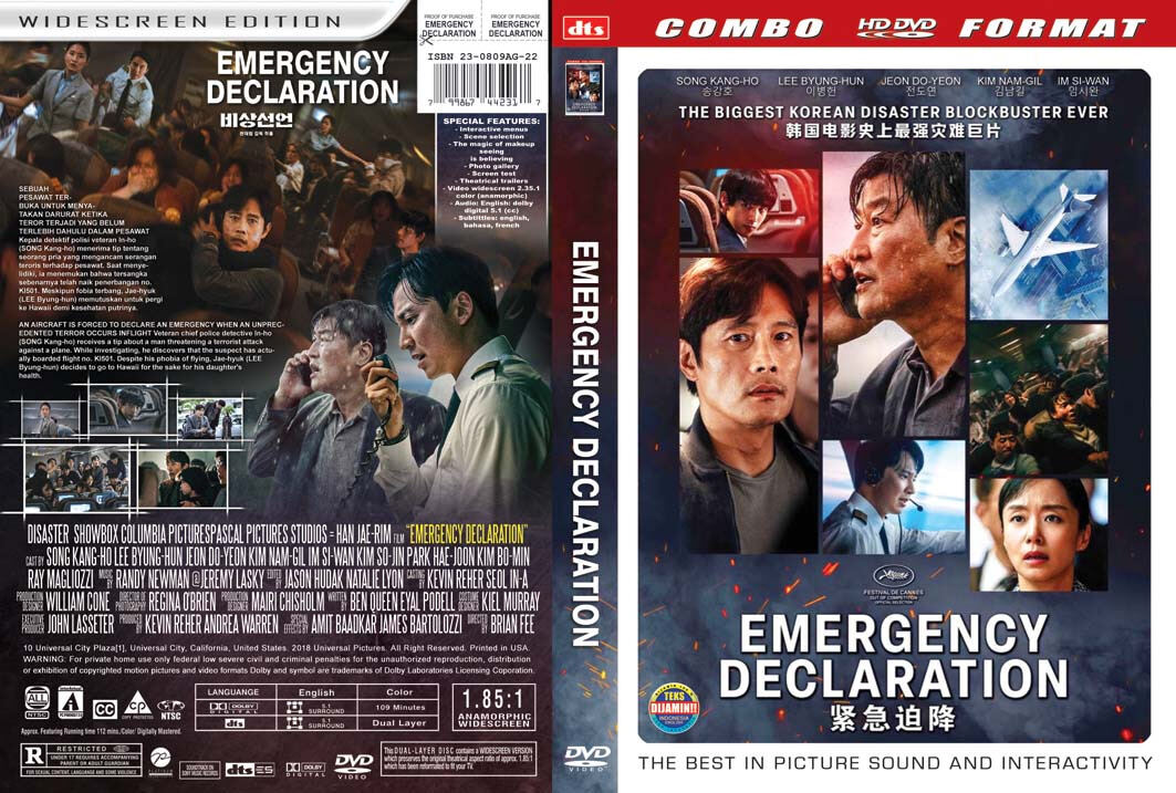 DVD FILM KOREA BIOSKOP ACTION 2022: EMERGENCY DECLARATION | Lazada Indonesia