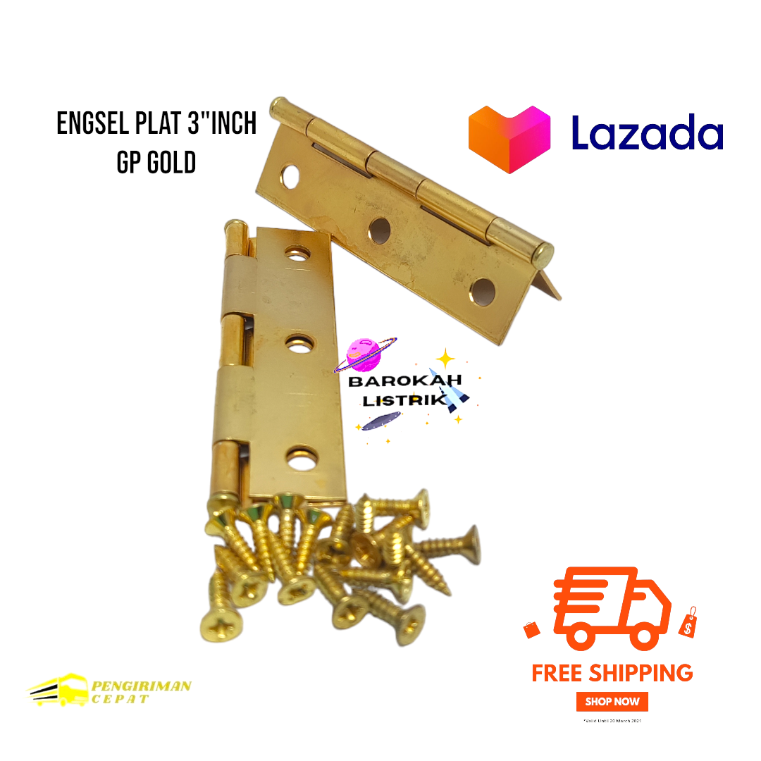 engsel plat 3" engsel plat jendela 3" Warna Kuning emas/Engsel Jendela ...