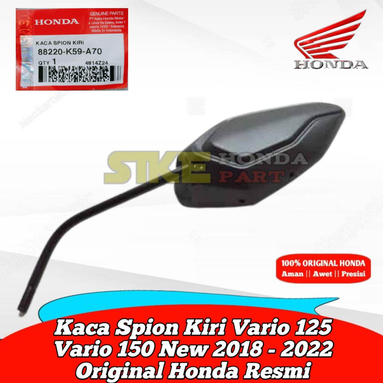 88210-K59-A70 - 88220-K59-A70 Spion Kanan Kiri (Mirror Comp R/L) – New ...