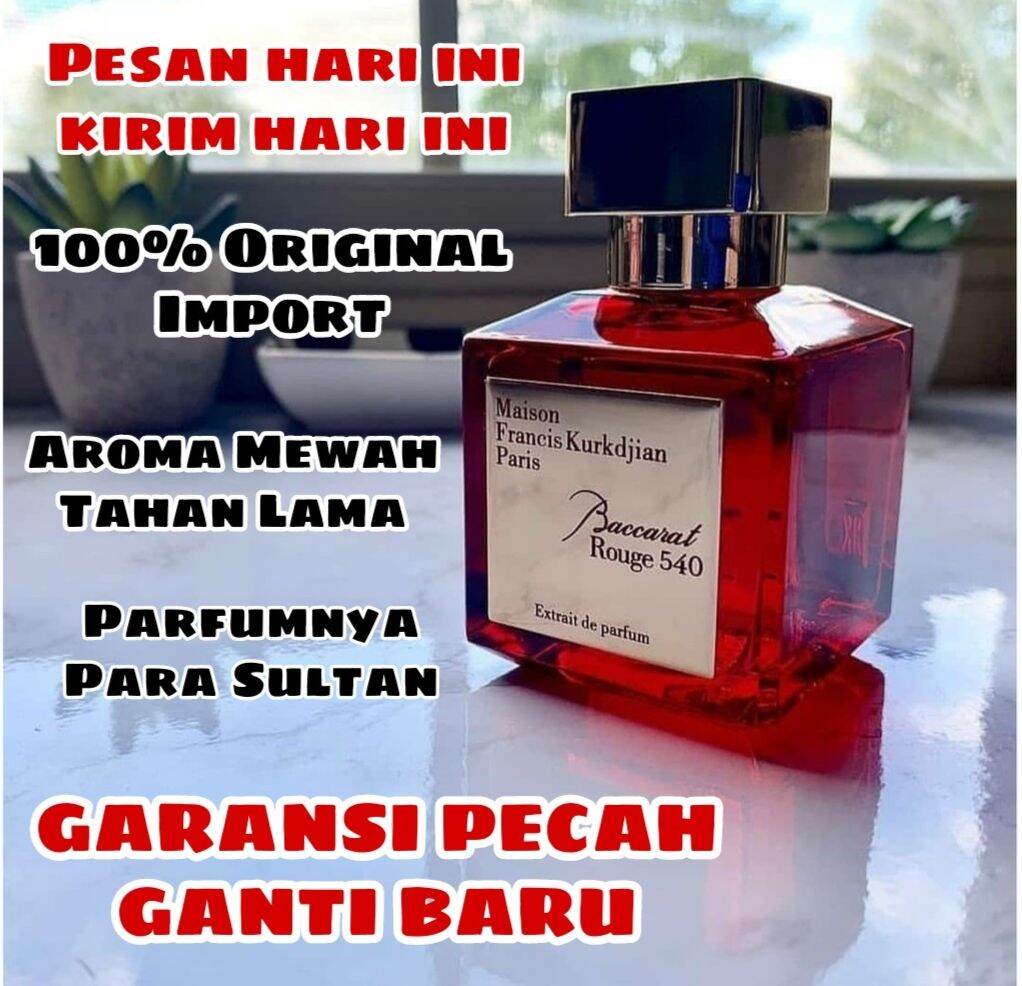 SJ | PARFUM PRIA WANITA BACARAT MERAH ORIGINAL IMPORT 70 ML - WANGI ...