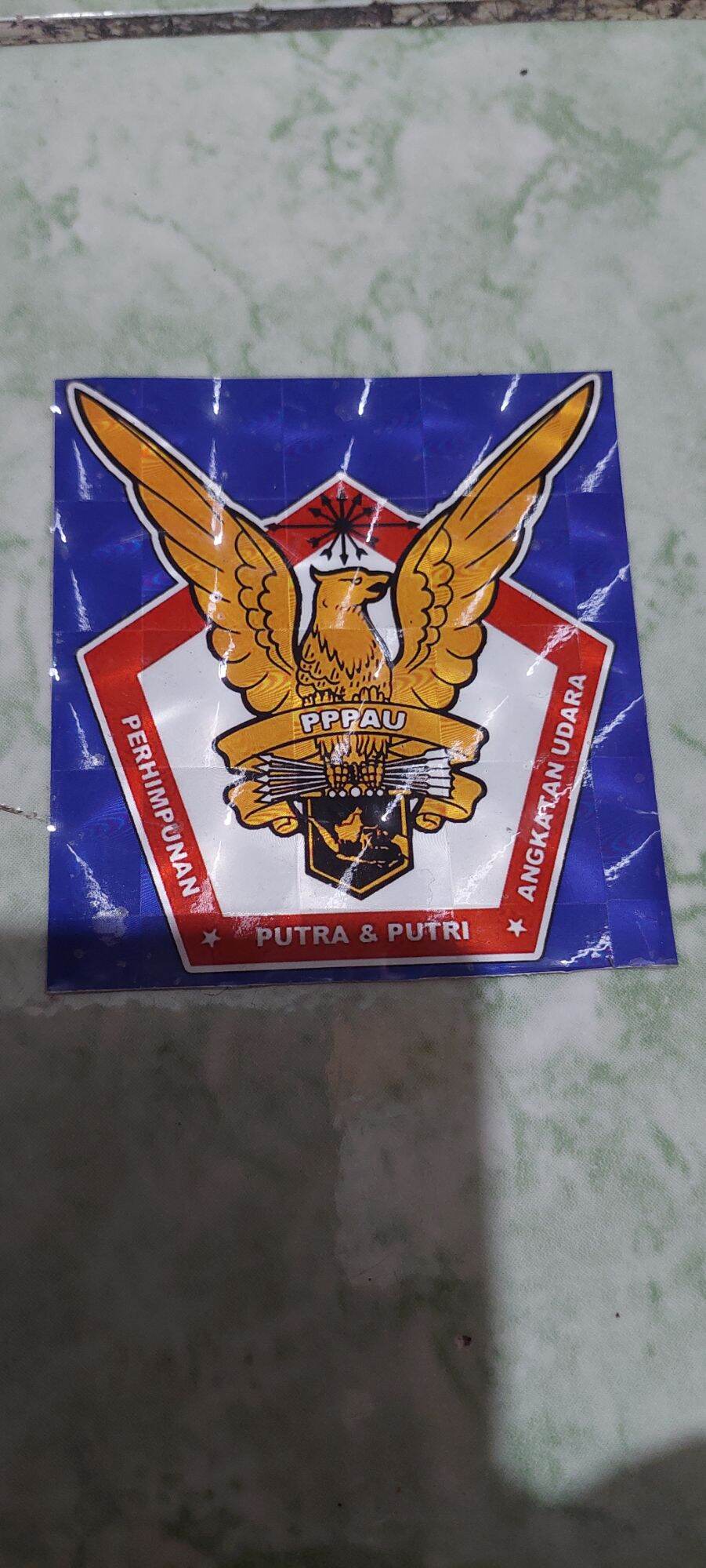 stiker logo PPAU (Perhimpunan putra putri angkatan udara) | Lazada ...