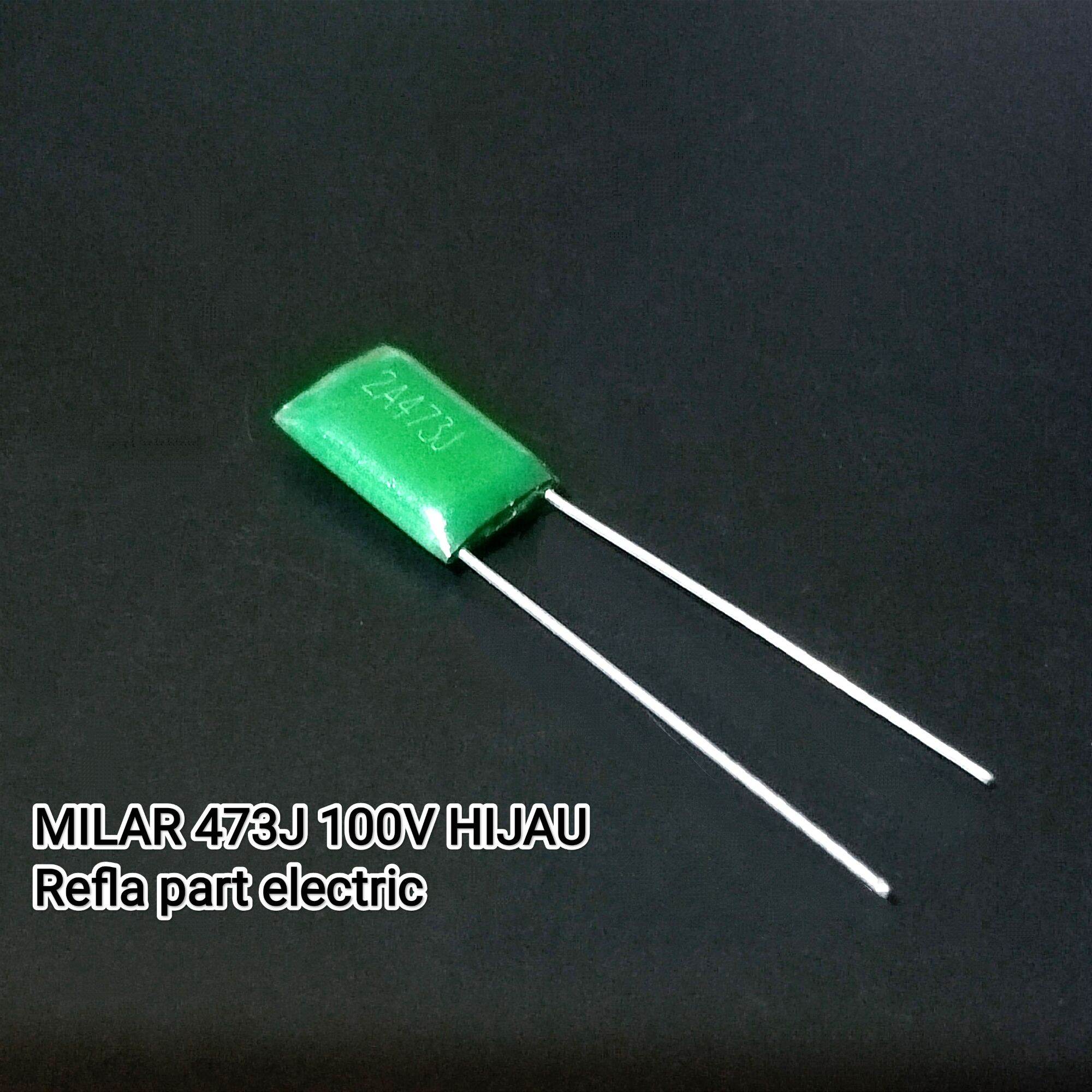10 BUAH CAPASITOR MILAR 473J 100V 100 VOLT HIJAU | Lazada Indonesia