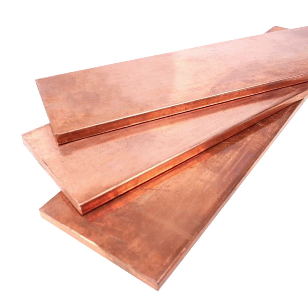 PLAT TEMBAGA BUSBAR TEBAL 3MM UKURAN 13MM X 50MM/TEMBAGA MURNI TIPE ...