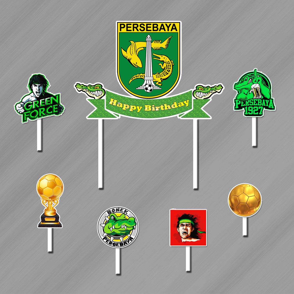 Cake topper persebaya happy birthday | Lazada Indonesia