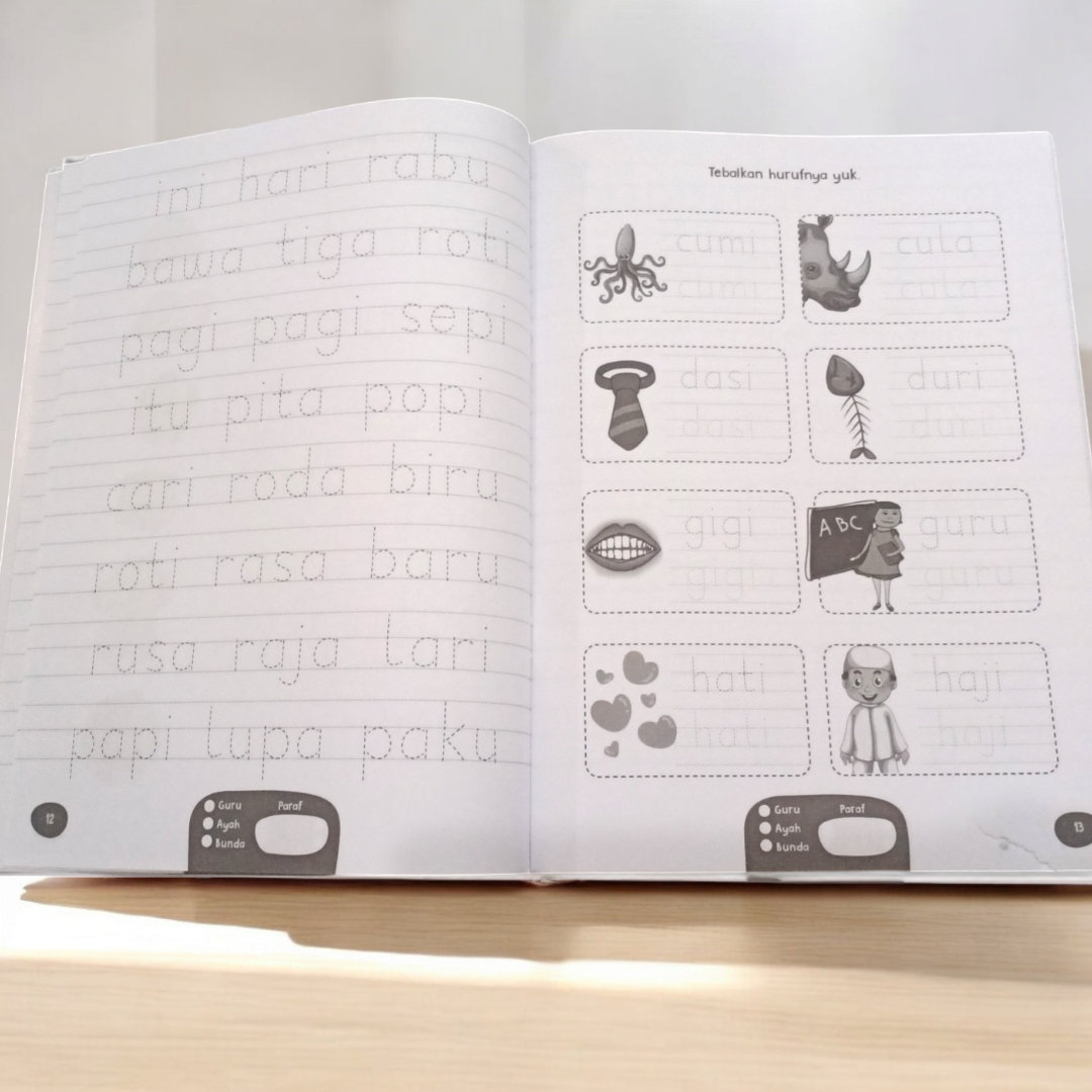 buku latihan menulis dengan rapi plus menulis tegak bersambung (19×26cm ...