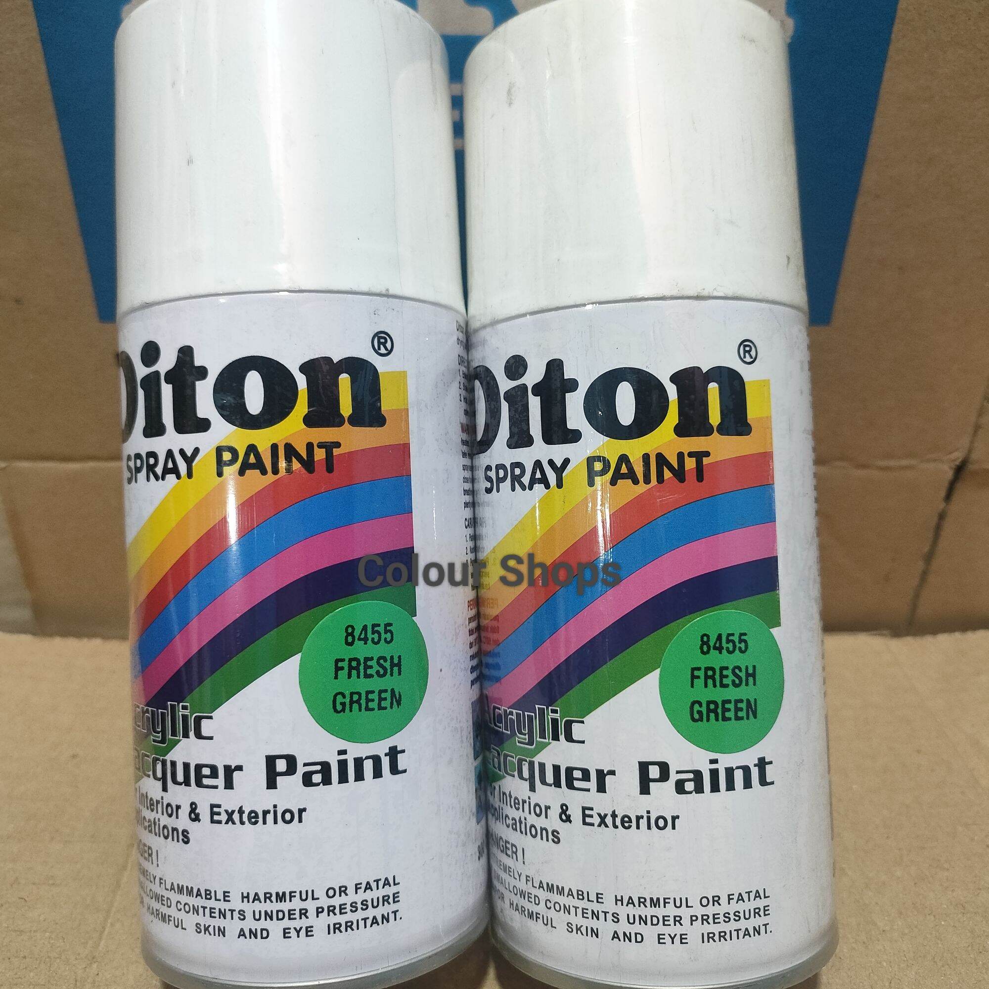 Pilok Pilox Cat Diton Fresh Green 8455 Hijau Segar Glossy 300cc Cat ...